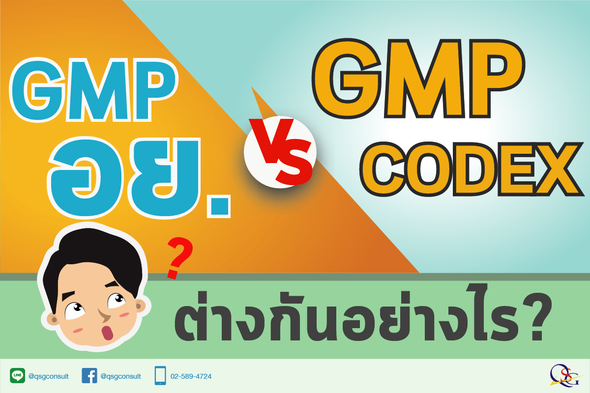 QSG Content ep.123 GMP อย. ต่างจาก GMP CODEX อย่างไร? / QSG Consult ...